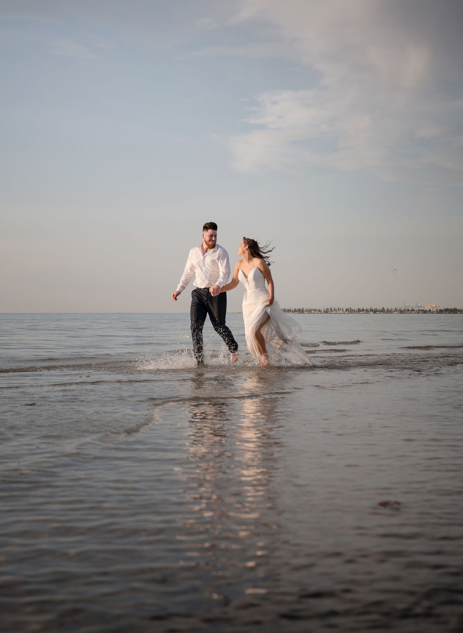 Semaphore Beach Wreck The Dress Shoot - Jess & Tim