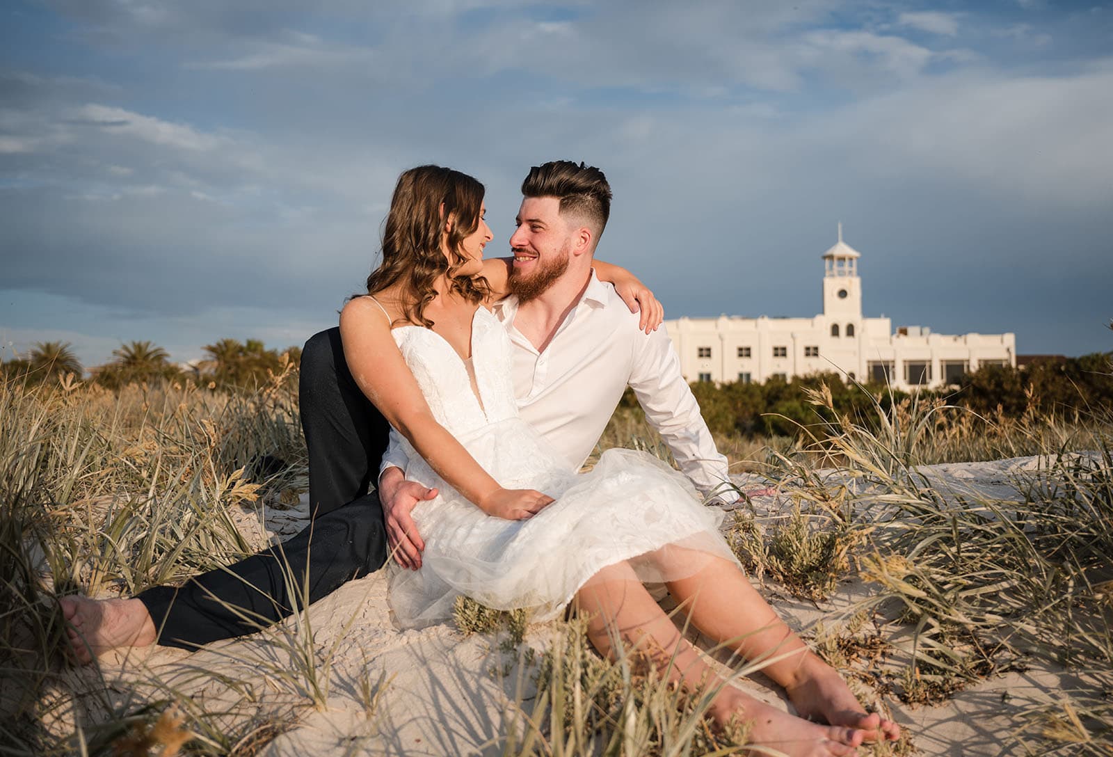 Semaphore Beach Wreck The Dress Shoot - Jess & Tim