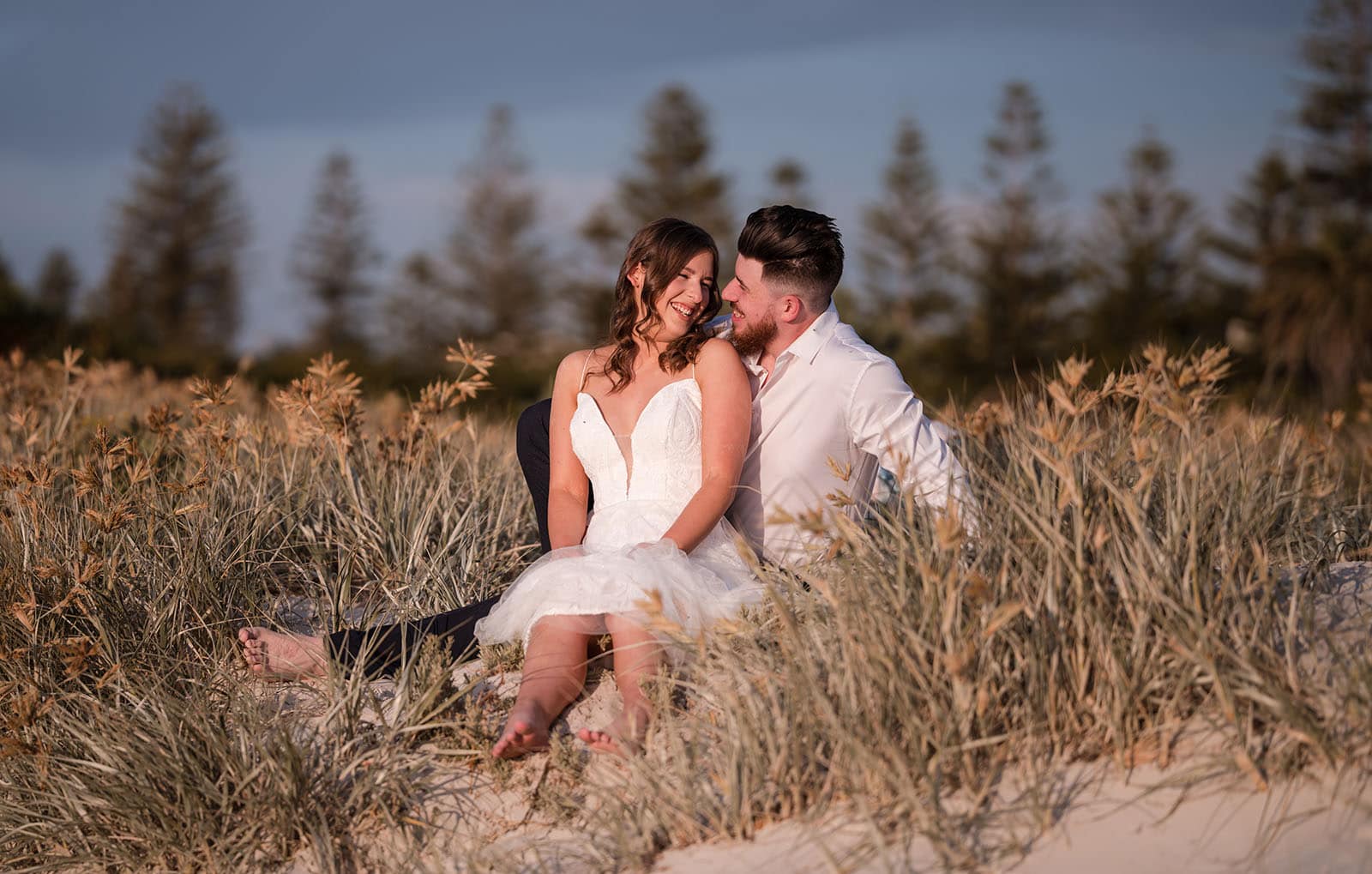 Semaphore Beach Wreck The Dress Shoot - Jess & Tim