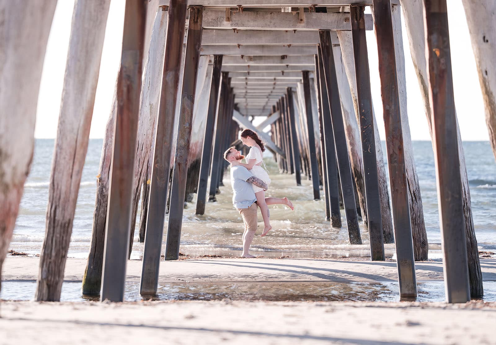 Largs Bay Engagement Shoot - Chelsea & Stephen